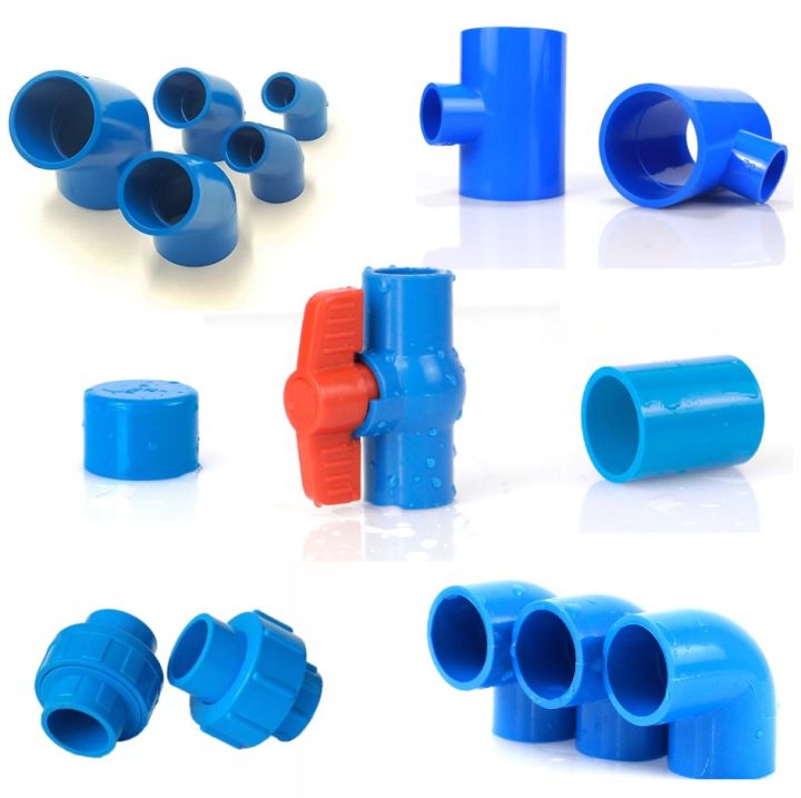 PVC Blue Fittings 1/2" to 1" (Elbow, Tee, Coupling, Male Adaptor ...