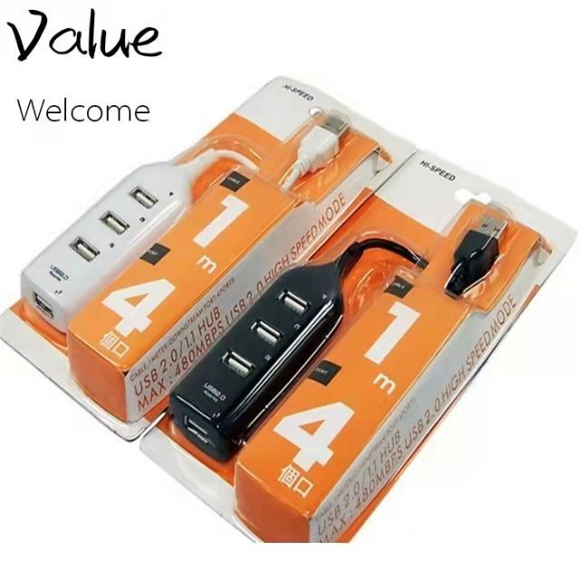 Value High Speed 4-Port USB 2.0 USB Hub Converter Adapter | Lazada PH