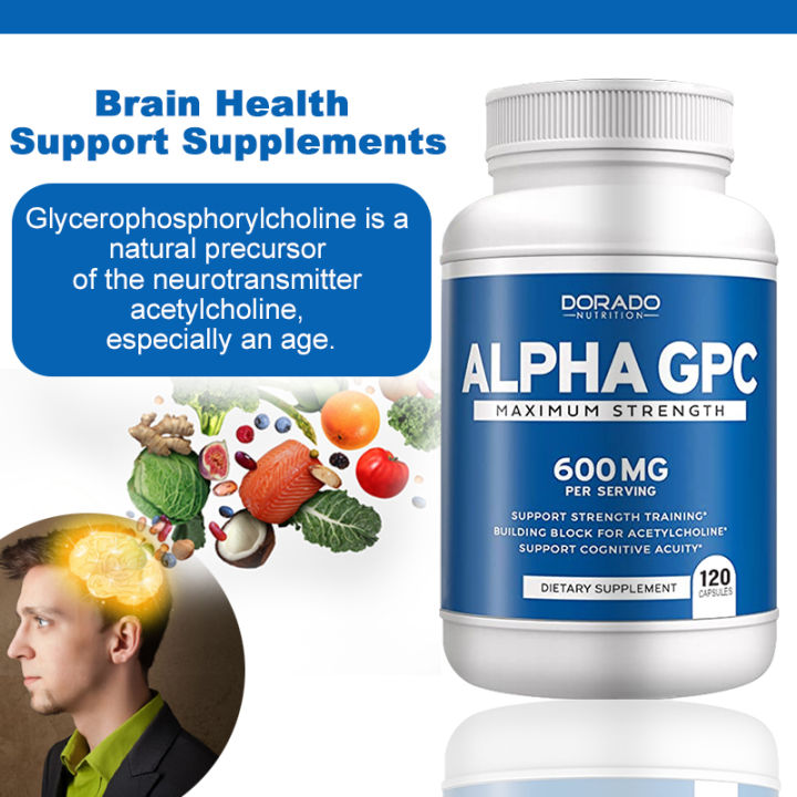 Alpha GPC - Advanced na Formula ng Memory - Focus & Brain Support ...