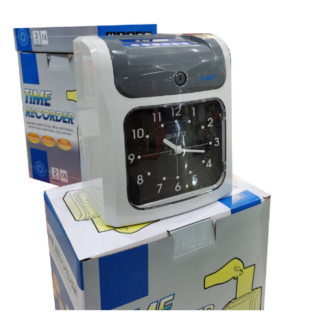 Electronic Employee Time Clock Recorder Bundy Clock Attendance Time ...
