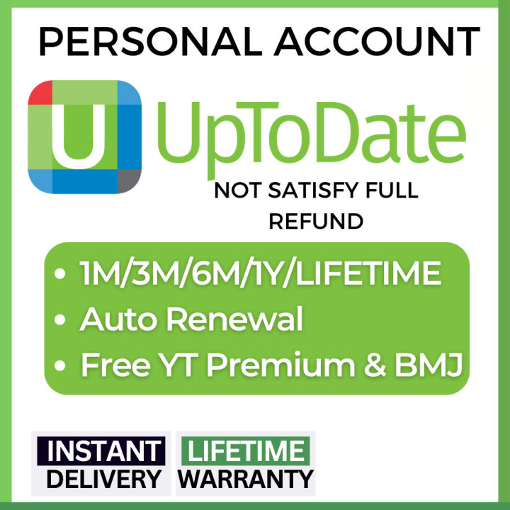[GOOD REVIEW] only 1 month support Uptodate personal subscription ...