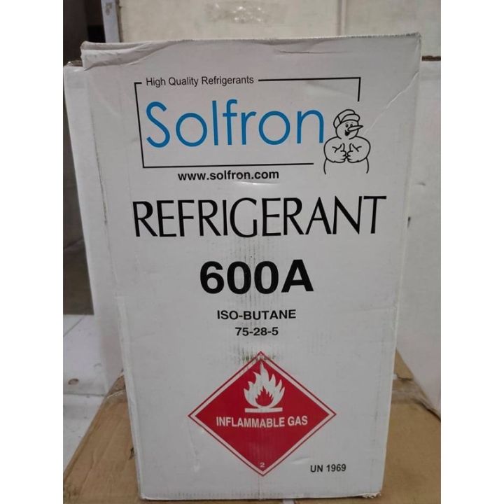 Freon Solfron Brand Refrigerant-600 6.5kg | Original R600 | Lazada PH