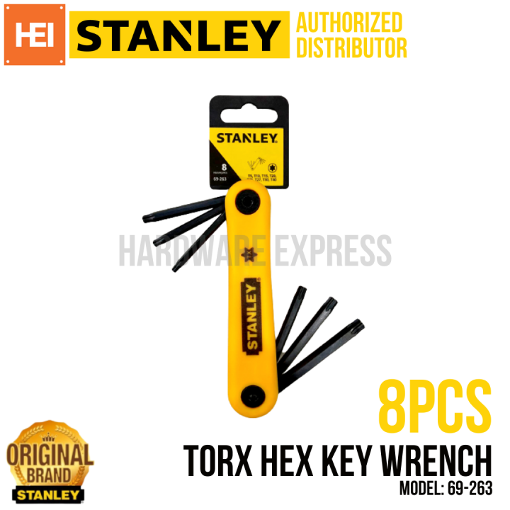 Stanley 8pc Hex Key Set Torx (69-263) | Lazada PH