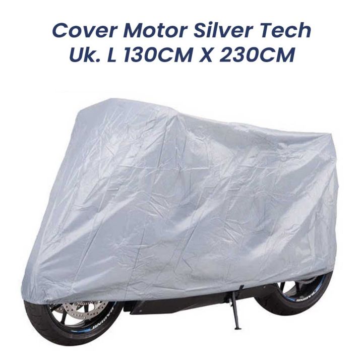 COVER MOTOR Sarung Motor Ukuran L 130cm x 230cm / Pelindung Sepeda ...