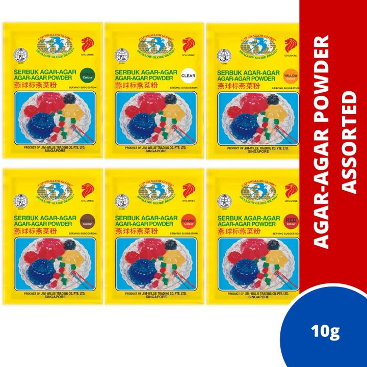 Cap Swallow Globe AGAR AGAR Powder 10g | Lazada