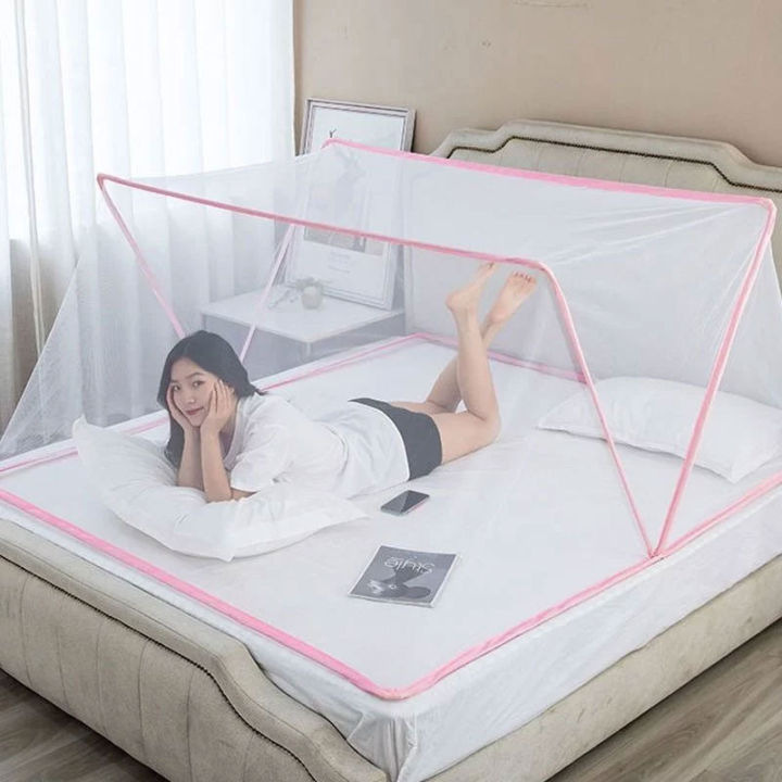 Kelambu Tudung Kotak Lipat Kelambu Kotak Portable lipat rangka baja ...