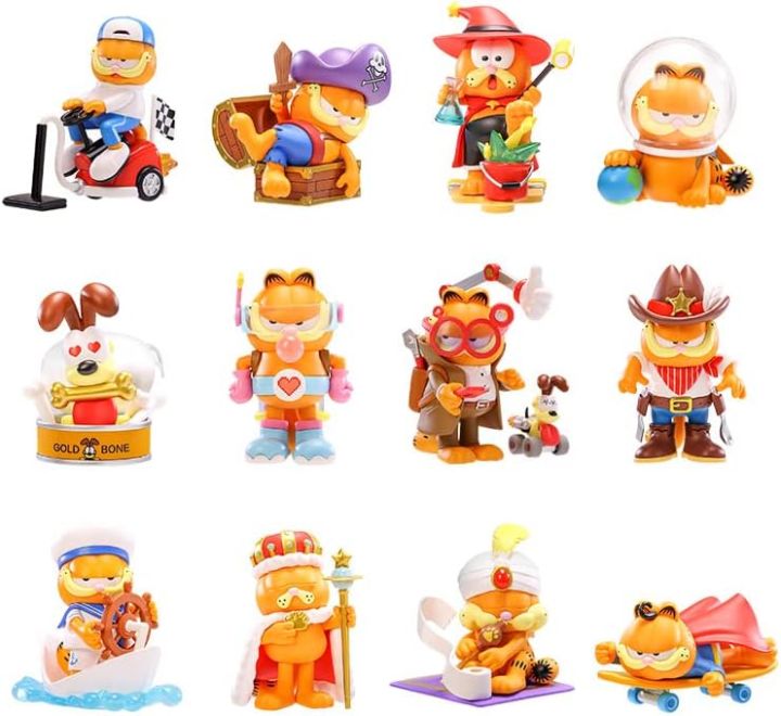 Blindbox Garfield Day Dream Series_ Chú mèo béo đáng yêu_ hộp ngẫu ...