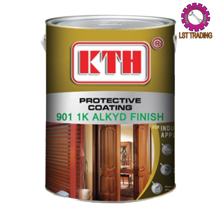 [READY STOCKS] KTH 901 1K Alkyd Finish 1 Liter / Cat Clear / Clear ...