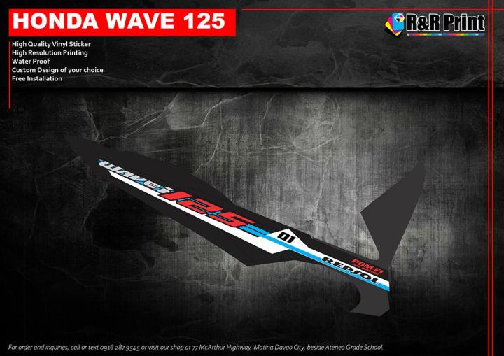 Honda Wave 125 Decal Sticker | Lazada PH