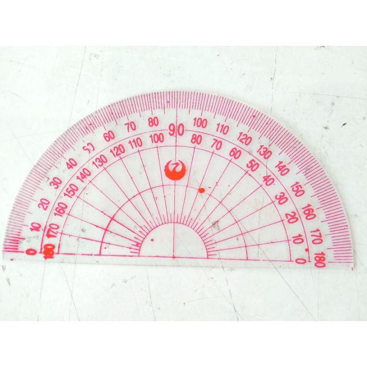 Penggaris Busur Mika 180° [ Ecer] | Lazada Indonesia