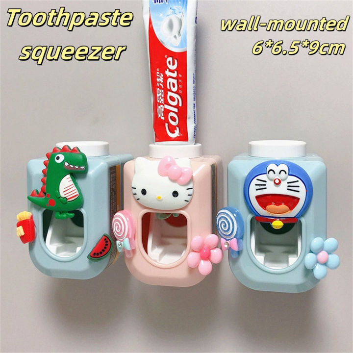 Sanrio Cartoon Toothpaste Squeezer Wall Mounted Automatic Toothpaste ...