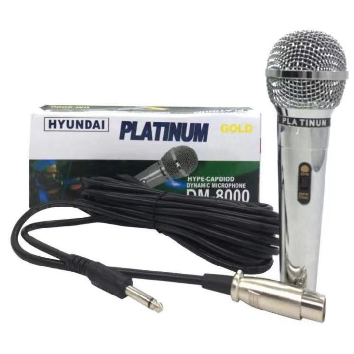 Hyundai Platinum DM-8000 Professional Dynamic Microphone | Lazada PH