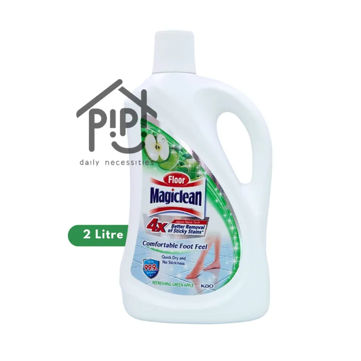 Magiclean Floor Cleaner Refreshing Green Apple 2L | Lazada Singapore