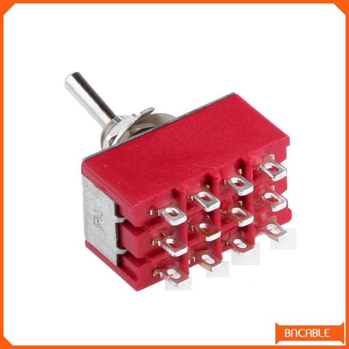 BNCABLE Miniature Rocker Switch 2 Positions 12 Terminals Connector | Lazada