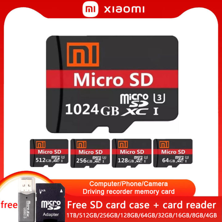 Xiaomi Mini SD Card 128GB 256GB 512GB 1TB Memory Card 8GB 16GB 32GB 64GB class10 TF Memory Card ...