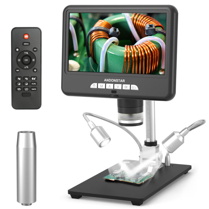 Smart Sensor 24M Digital Microscope with 7 Inch Adjustable Display ...
