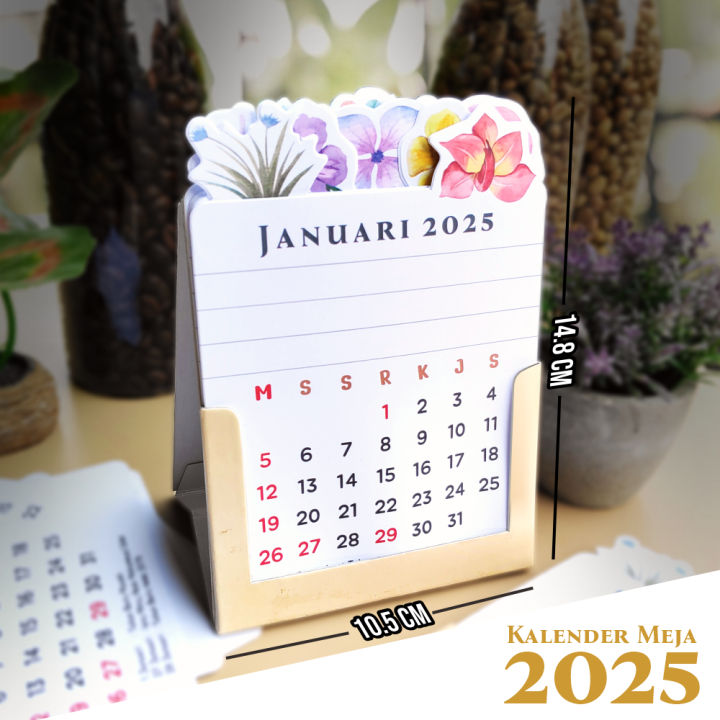 Kalender Meja 2025 Mini Unik Planner Aesthetic | Lazada Indonesia