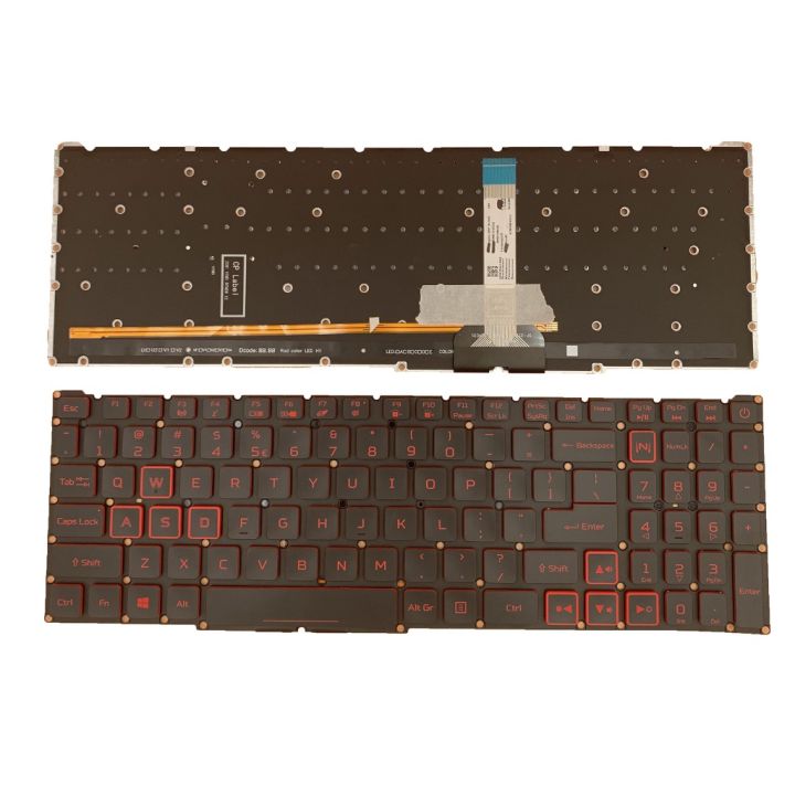 Laptop Keyboard For Acer Nitro 5 N22C1 N20C1 AN515-46 AN515-56 AN515-57 ...