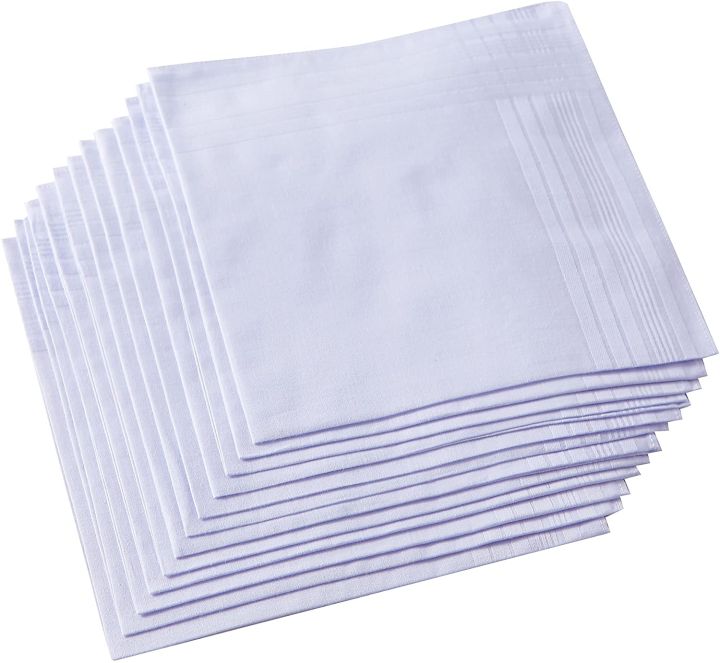 White Handkerchief - Panyo 1pc 3pcs 6pcs | Lazada PH