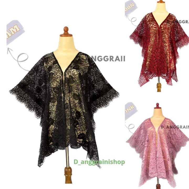 ARDIGAN BROKAT, KEBAYA BROKAT, OUTER BROKAT ATASAN BROKAT, BAJU ...