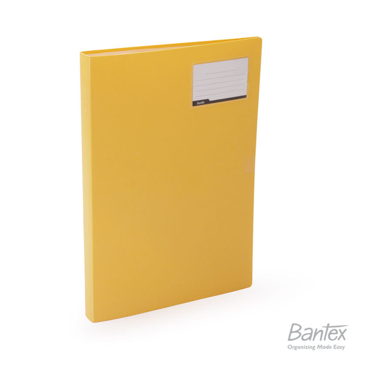 Bantex Display Book Folio F4 40 Pocket Pastel Color Freesia Yellow 3185 ...