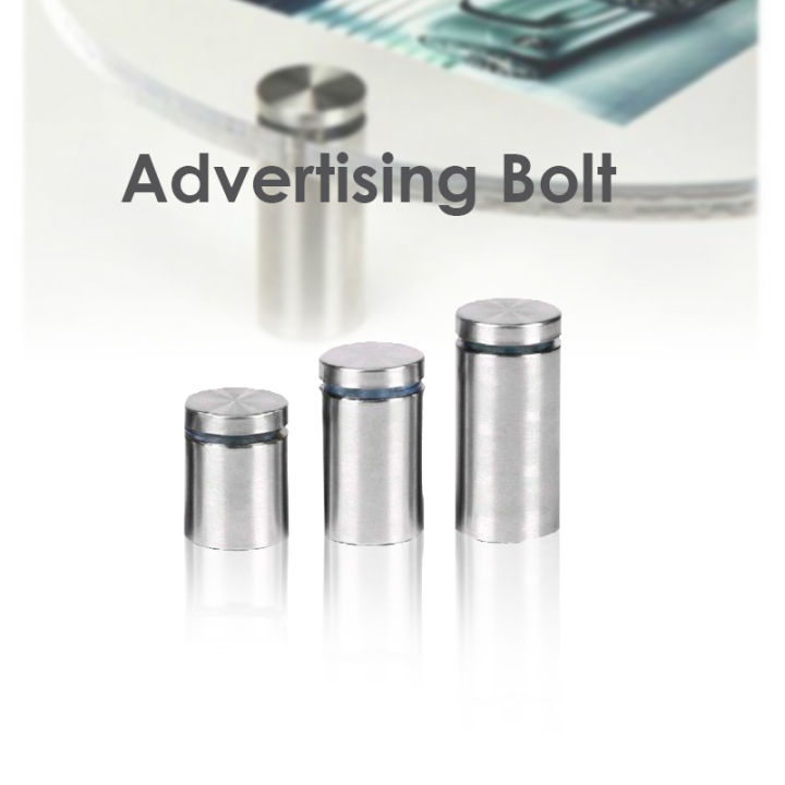 10Pcs Stainless Steel Advertising Nail Bolt Glass Bolt Sign Board ...