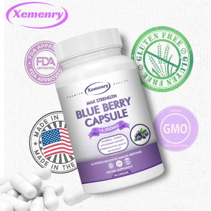 BLUE BERRY CAPSULE - 16,000MG Blueberry Extract - Pinipigilan ang ...