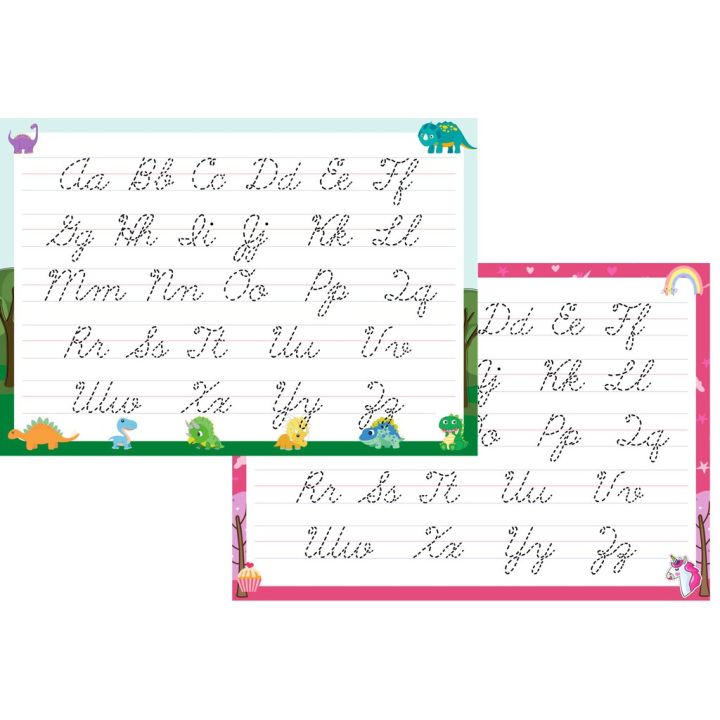 Laminated Cursive Alphabet Tracing/Writing Activity/ 250 microns thick ...
