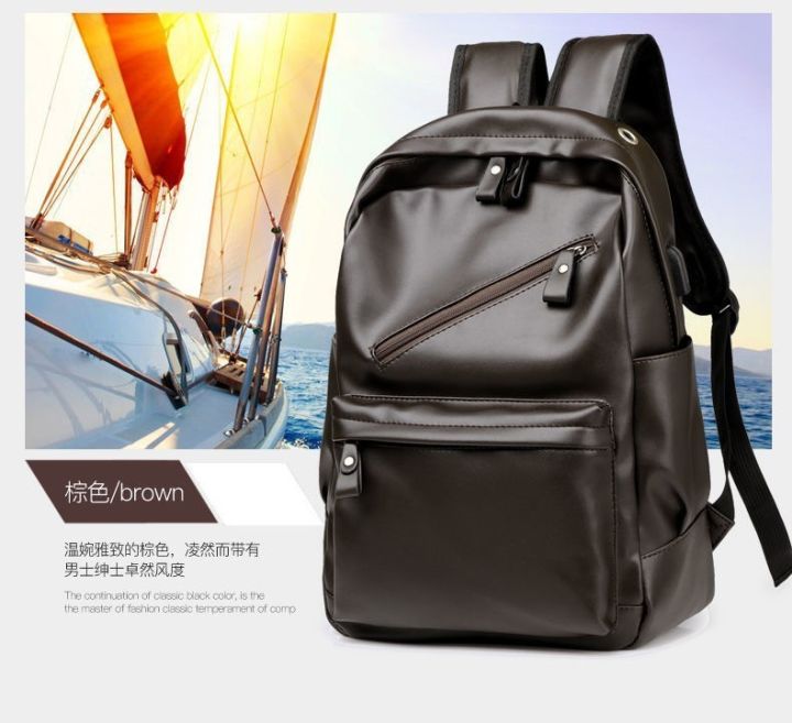 CKM - TAS RANSEL KULIT TERBARU 2024 TAS RANSEL PRIA KULIT PU MODEL ...