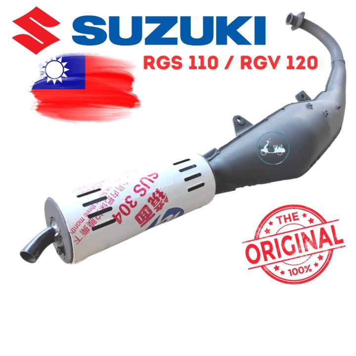 ORIGINAL SUZUKI EXHAUST PIPE EZOS PIPE MUFFLER EXHAUST PIPE SUZUKI RGS ...