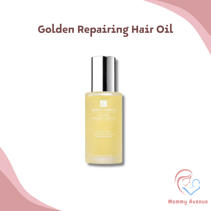 EILEEN GRACE Golden Repairing Hair Oil 50ml (All Hair Types, Hair Oil, Hair Treatment) | Lazada ...