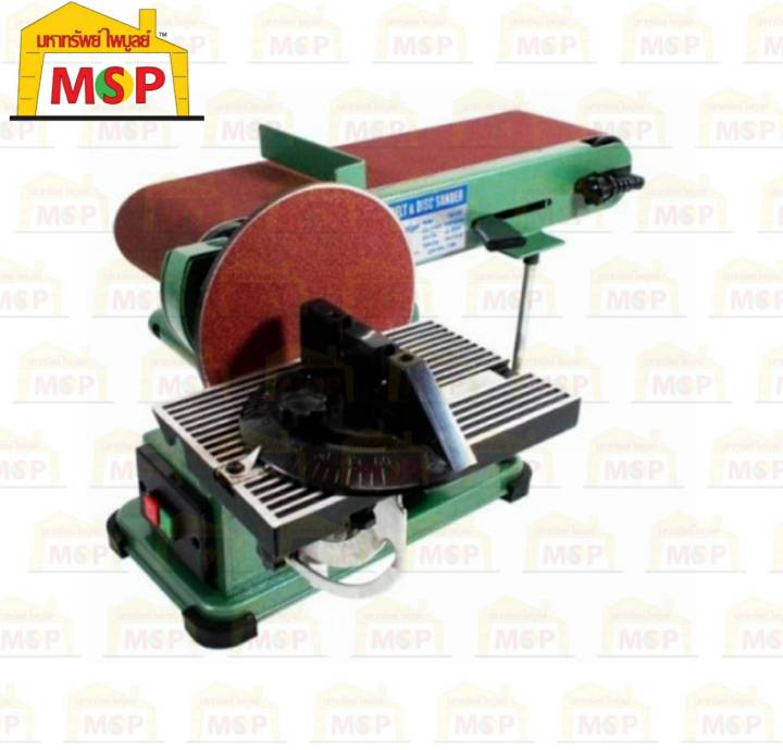 เครื่องขัดกระดาษทรายสายพาน TIGER รุ่น BD-46N 4x36 และจานกลม 6นิ้ว | Lazada.co.th