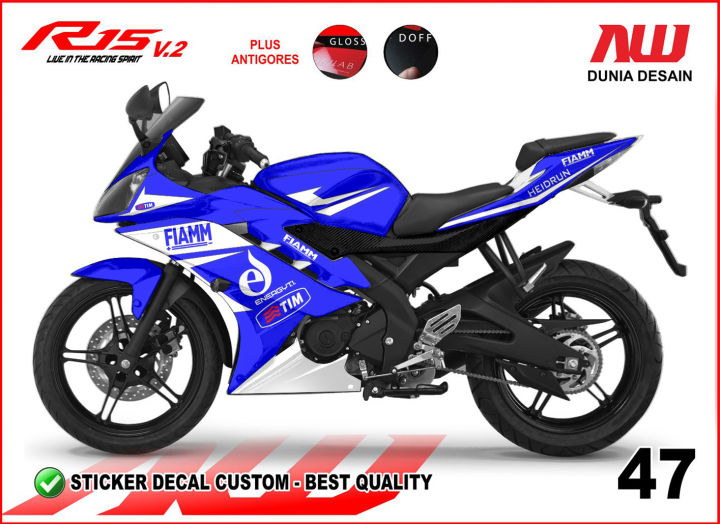 Sticker Decal R15 V.2 desain 47.. Sticker Decal Yamaha R15 V2 ...