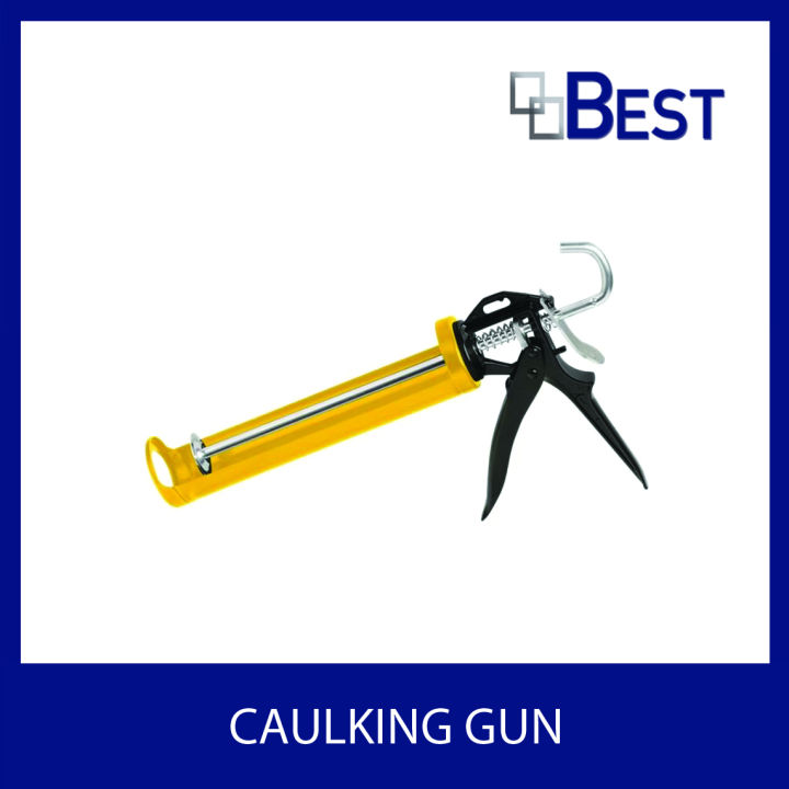 Heavy Duty Professional Silicone Sealant Gun Caulking Gun (Yellow ...