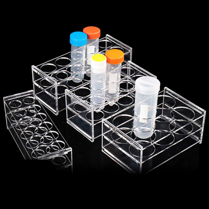 AGBBG Plastic Clear Centrifugal Test Tubing Rack Holder School Supply ...