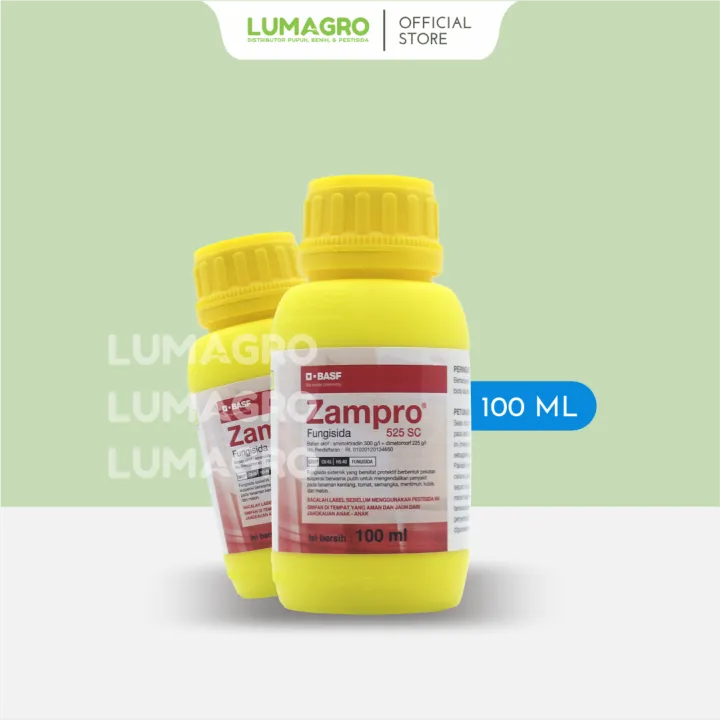 Fungisida Zampro 525SC 100ml 250ml Ametokradin Dimetomorf Pengendali ...