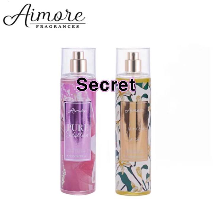 Aimore Vanilla Lace/Pure Seduction Fragrance Mist Brume Parfumee 236ml ...