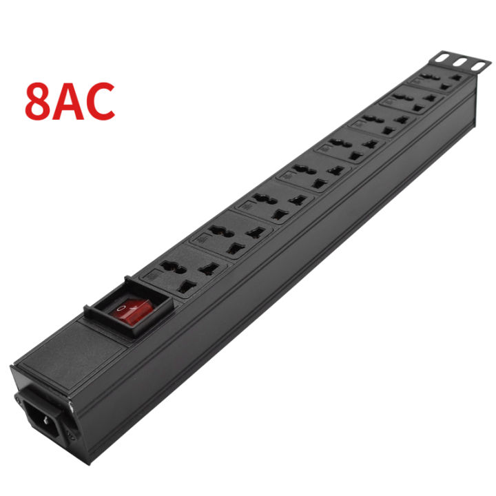 Rack PDU power strip 8-way multi-hole socket C14 male connector | Lazada PH