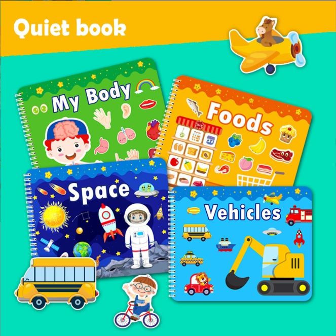 Busy Book หนังสือฝึกสมองสำหรับเด็ก ของเล่นเสริมพัฒนาการ | Lazada.co.th
