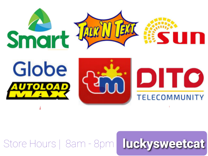 REGULAR LOAD 20 pesos --- For Smart, TNT, Sun, Globe, TM and DITO ...