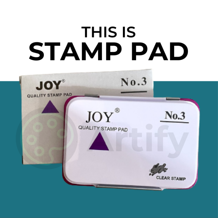 Joy Stamp Pad Office Stamp Pad With Ink #1, #2, #3, #4 Violet Stamp Pad ...