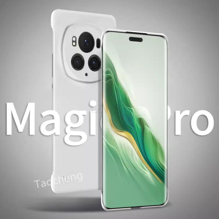 Honor Magic 6 Pro 2024เคสโทรศัพท์ PC แบบแข็งสำหรับ Honor Magic 6 Lite Magic6Pro 5G ผิวสัมผัสสี ...