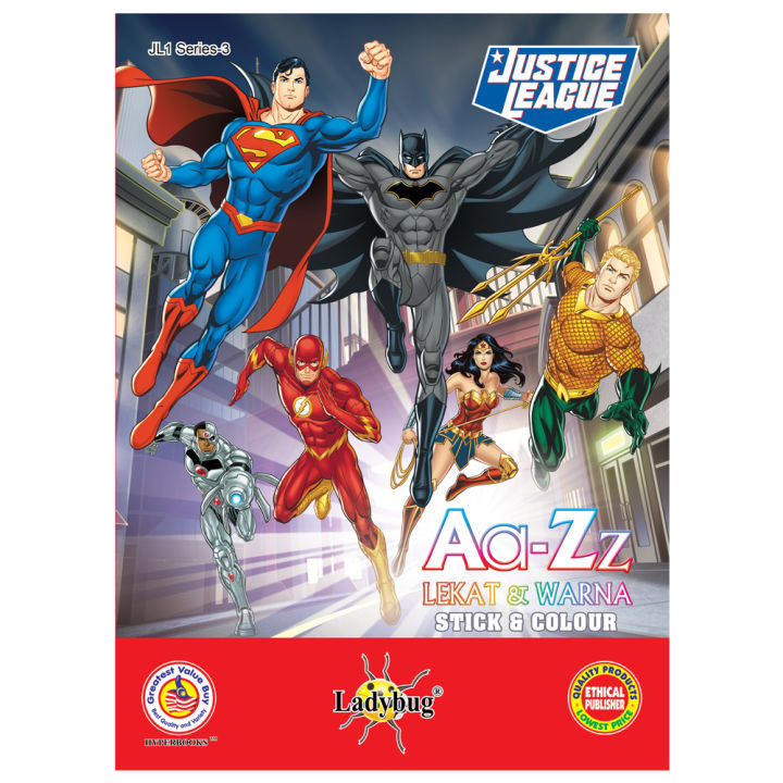 Justice League Aa-Zz Stick & Colour JL1 SERIES 3 | Lazada