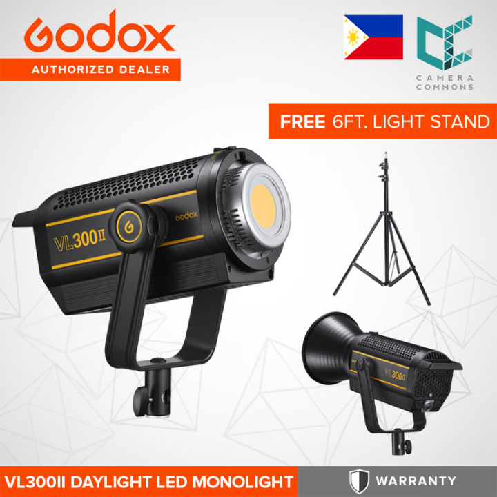 Godox VL300 LED Video Light VL300II Daylight LED Monolight Studio ...