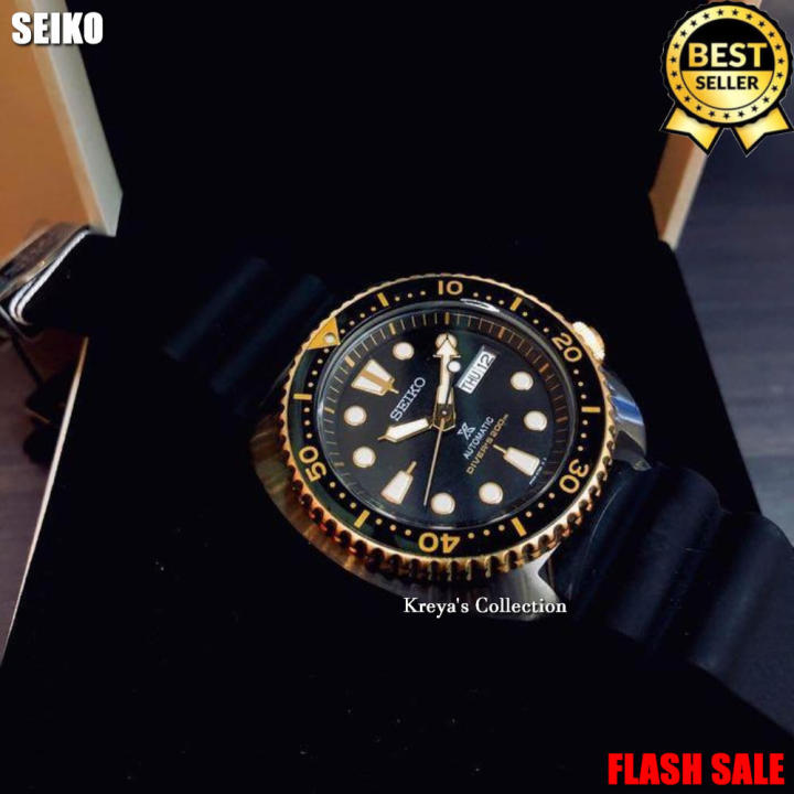 Seiko Diver's Automatic Hand Movement AI Day & date 21 Jewels Black ...