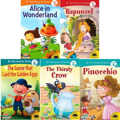 All Time Favourite Stories : Alice In Wonderland/Pinocchio/Rapunzel/The ...