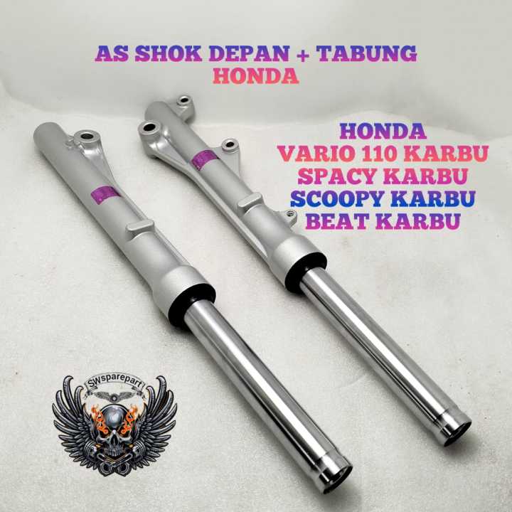 AS SHOK DEPAN SET TABUNG HONDA AHM BEAT KARBU VARIO 110 SPACY SCOOPY ...