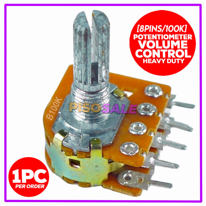 Universal Volume Control Potentiometer 100k 8 Pins Lazada Ph