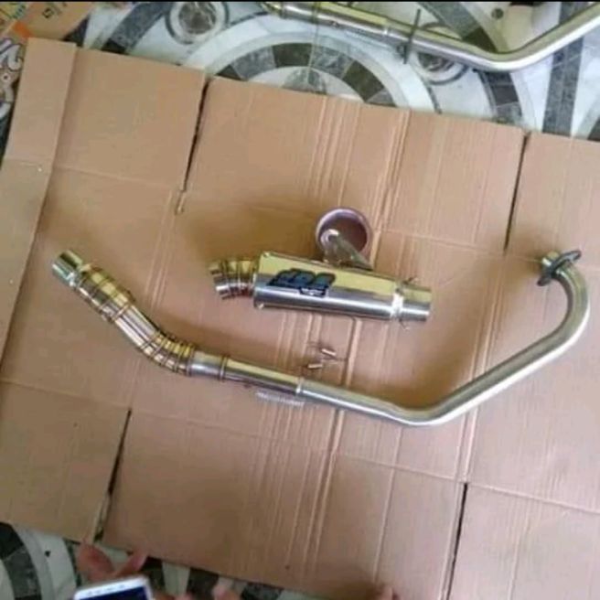 KNALPOT DOS MUFFLER VIXION R15 TIGER MEGAPRO GL PRO SATRIA FU SONIC GTR ...