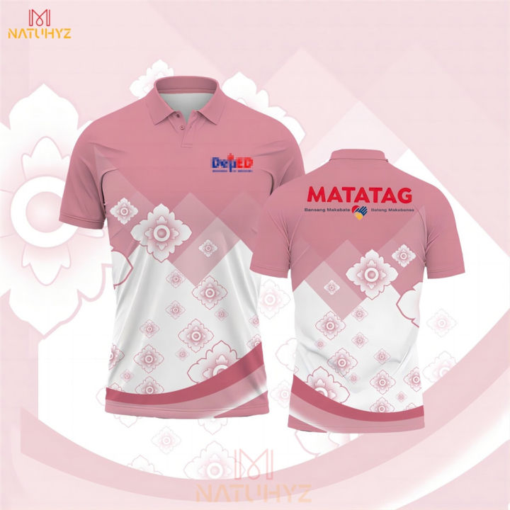 PL-06 DEPED MATATAG POLO UNIFORM FULL SUBLIMATION POLO-Shirt FOR WOMEN ...